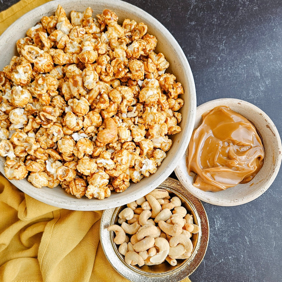Caramel Cashew Popcorn – Al's Delicious Popcorn