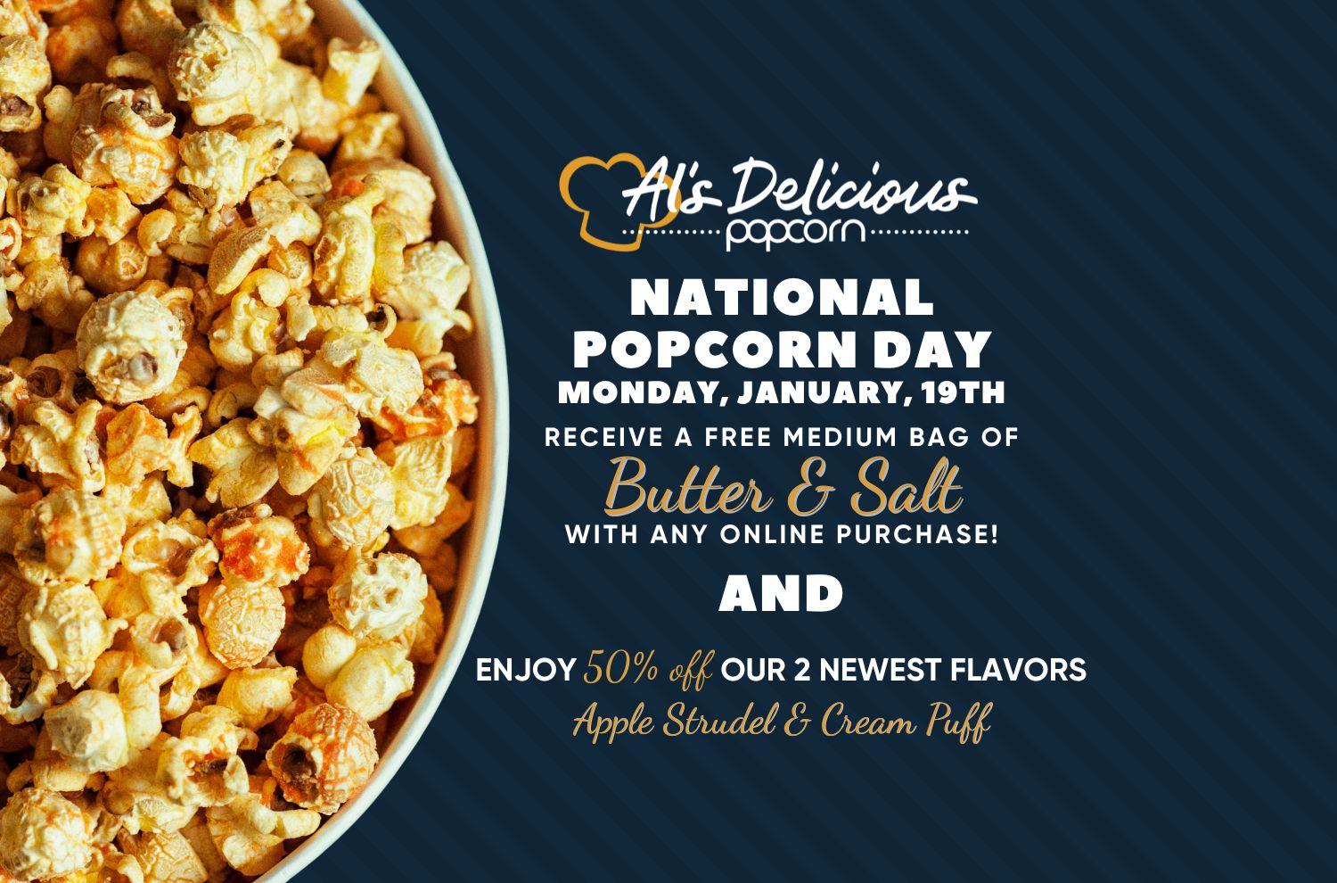Al's Delicious Popcorn – Al's Delicious Popcorn