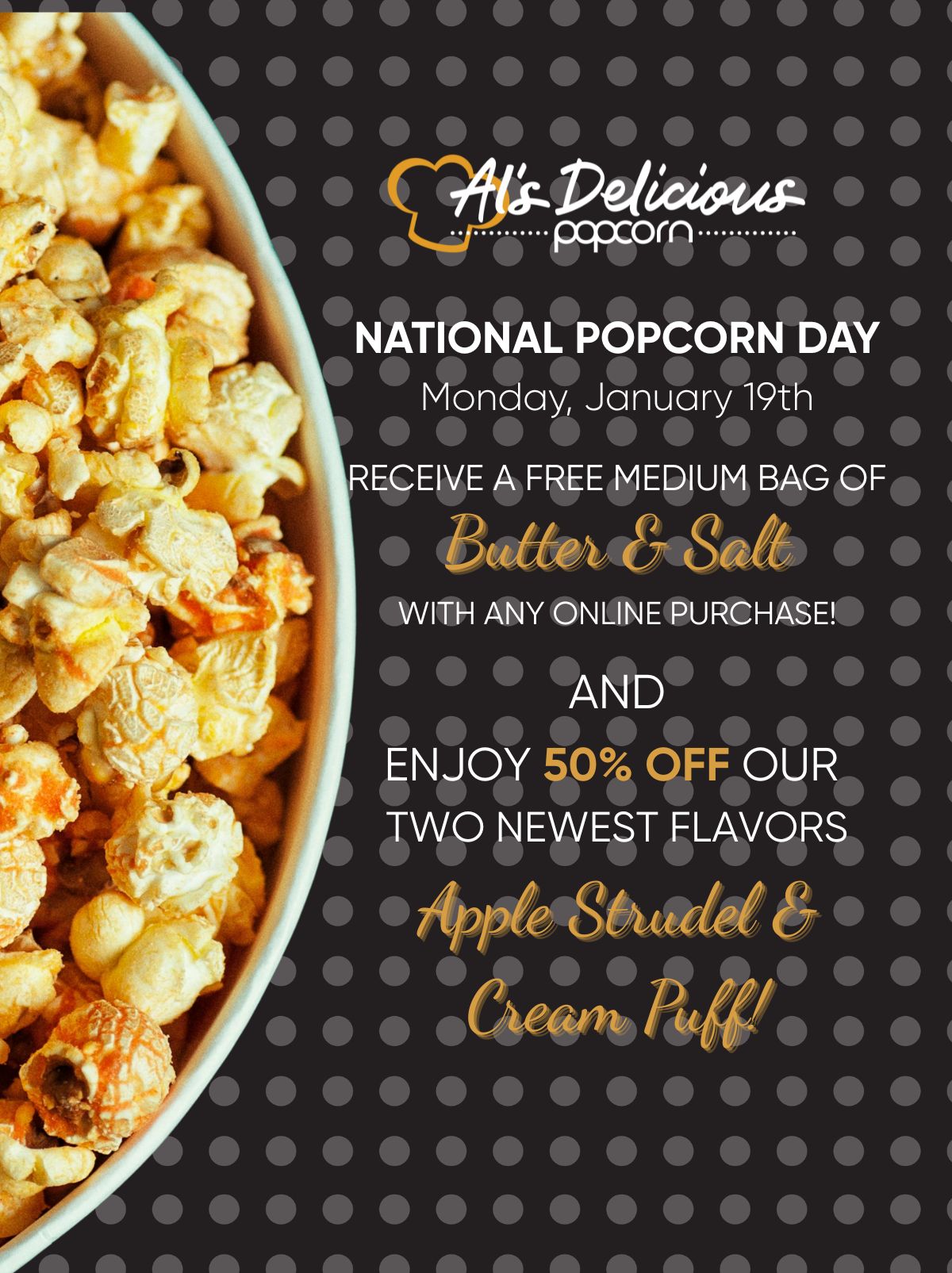 Al's Delicious Popcorn – Al's Delicious Popcorn