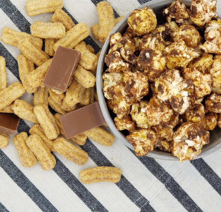 Chocolate Churro Popcorn – Al's Delicious Popcorn