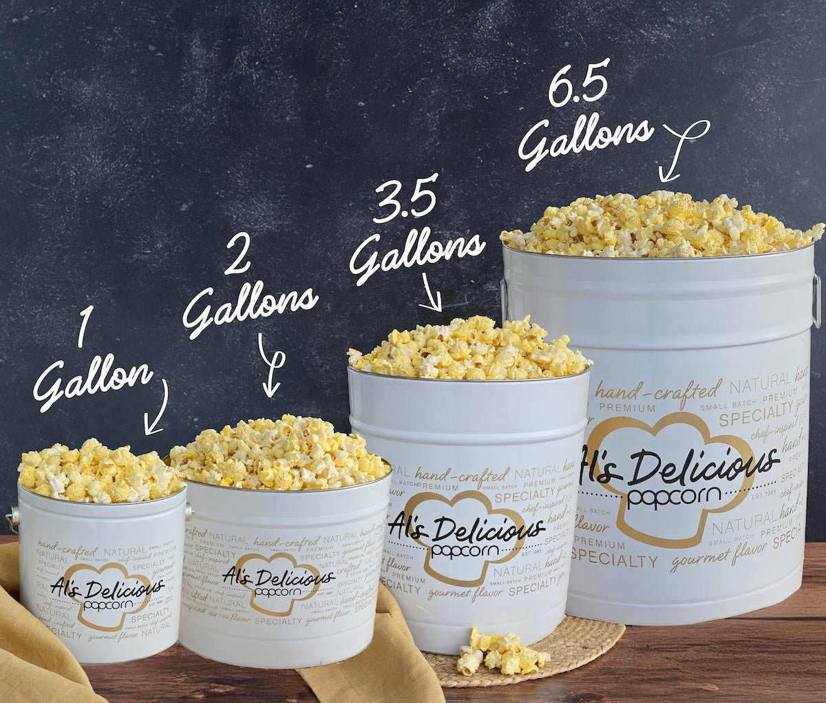 Popcorn Tins – Al's Delicious Popcorn